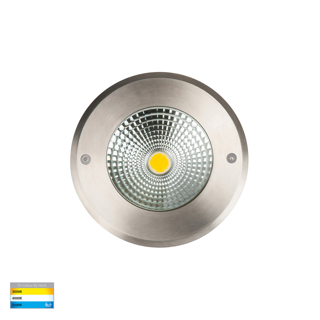 HV1832T-12V | HV1832T-240V - Klip 316 Stainless Steel 10w LED Inground ...