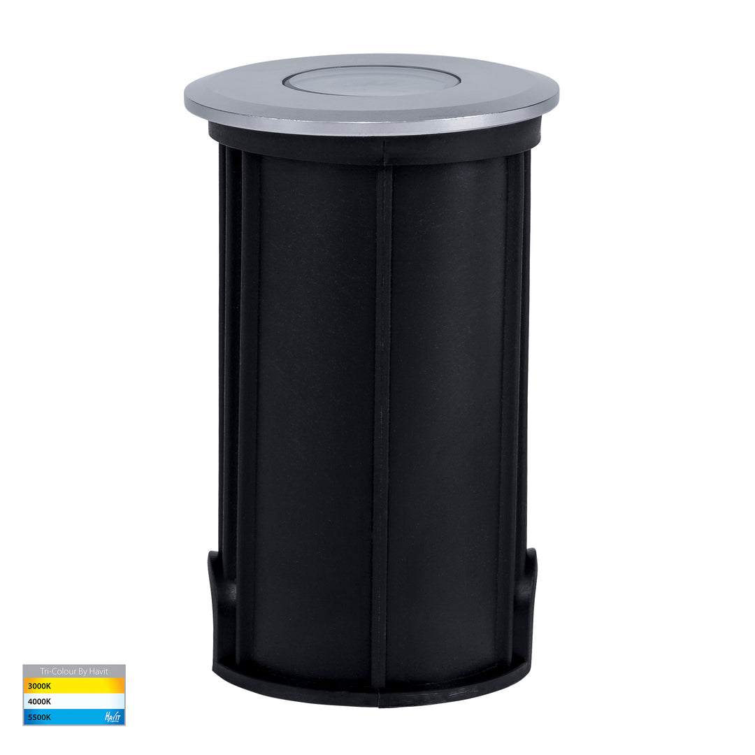 HV2881T-SLV-12V - Elite Silver Aluminium LED Deck or inground lights ...