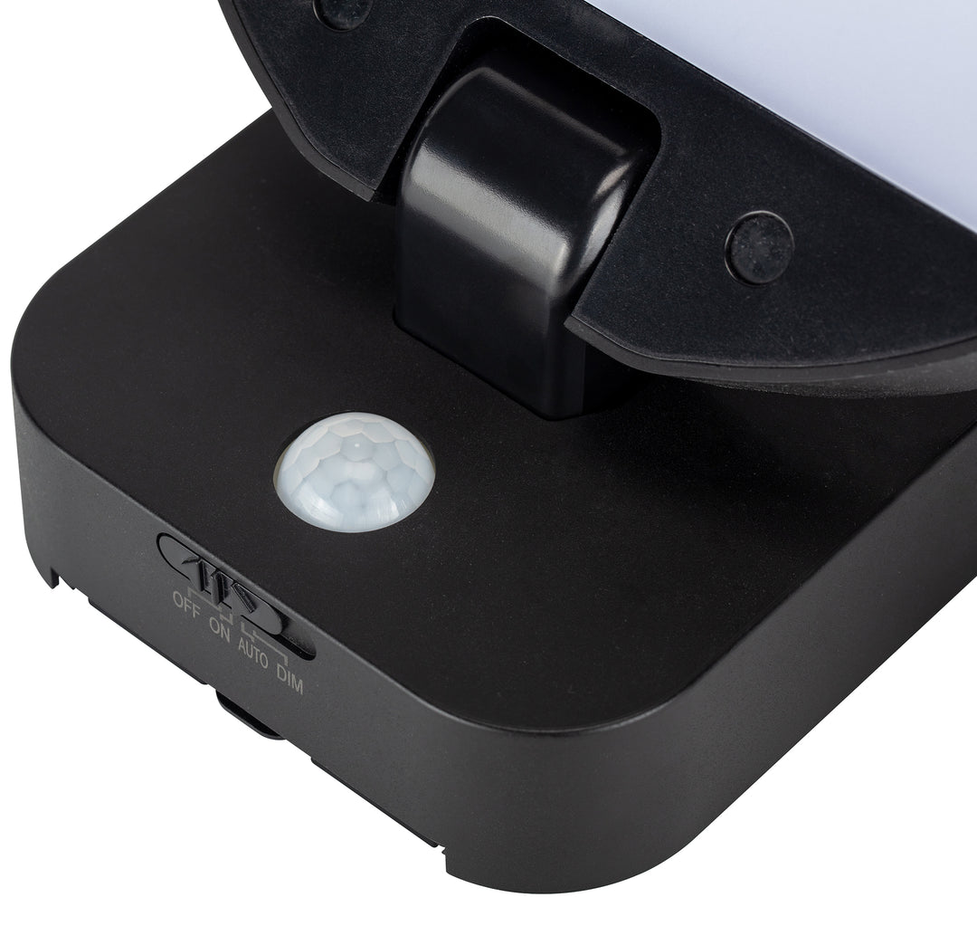 HV36724-BLK - Solarni Polycarbonate Black Solar Wall Light – Havit Lighting