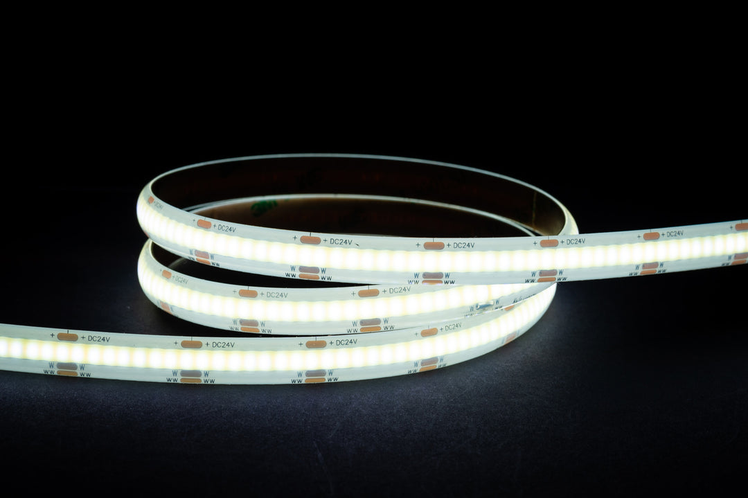 HV9761-IP54-608-CT - 14.4w IP54 24v DC CT COB Dotless LED Strip – Havit Lighting