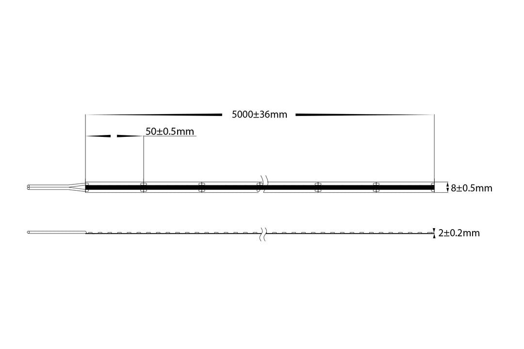 VPR9764IP54-320-5M - Viper COB 10w Per Metre 5m LED Strip kit 4000k ...