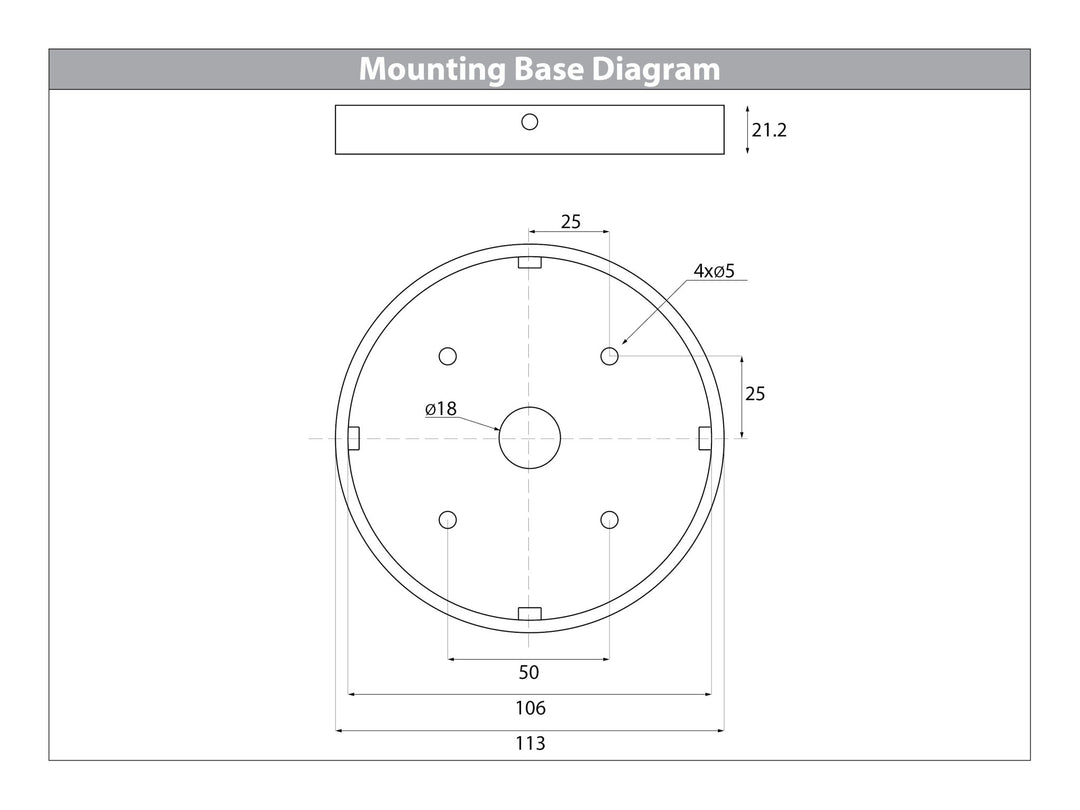 HV1628T-BLK-RND - Divad 600mm Black LED Bollard Light – Havit Lighting