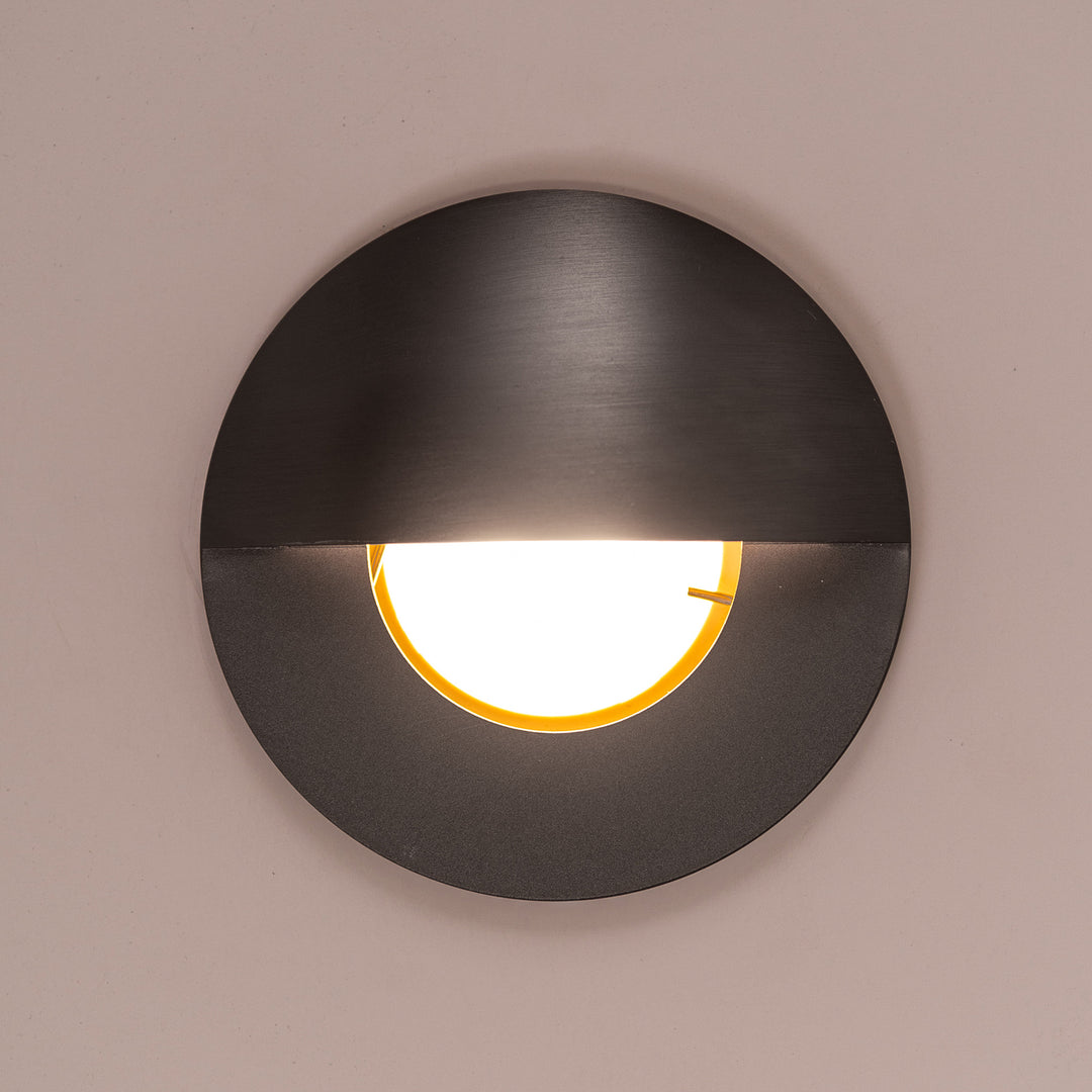 HV19012T-GPH - Ollo Graphite Coloured Brass TRI Colour LED Step Light ...