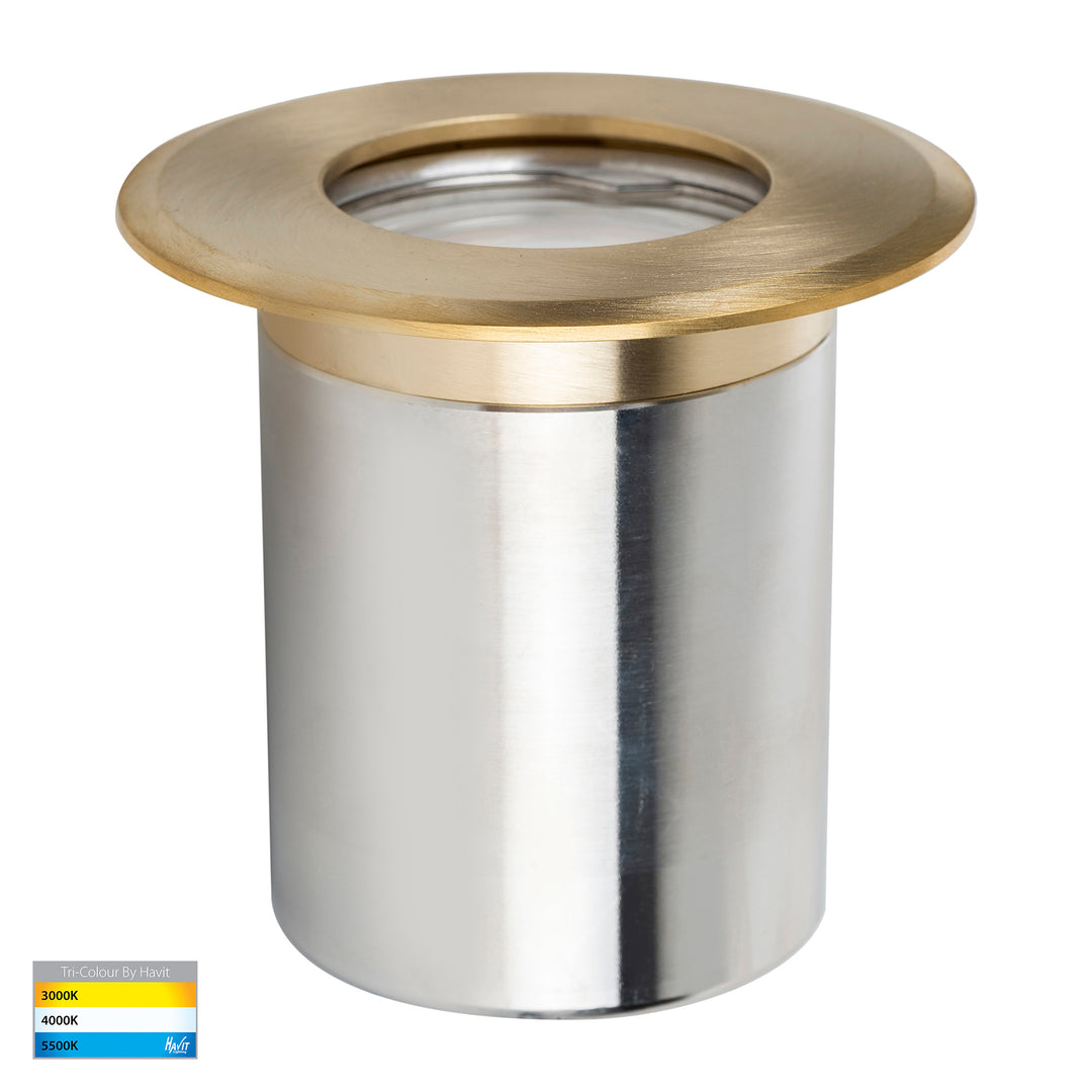 HV19022T-BR - Ollo Brass TRI Colour LED Wall or Inground Light – Havit ...
