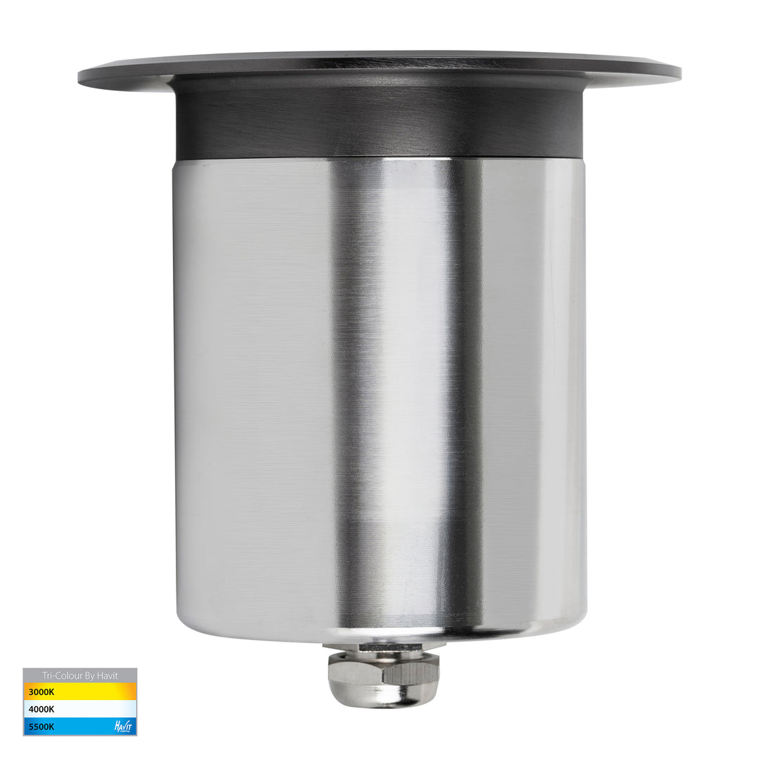 HV19022T-GPH - Ollo Graphite Coloured Brass TRI Colour LED Wall or Ing ...