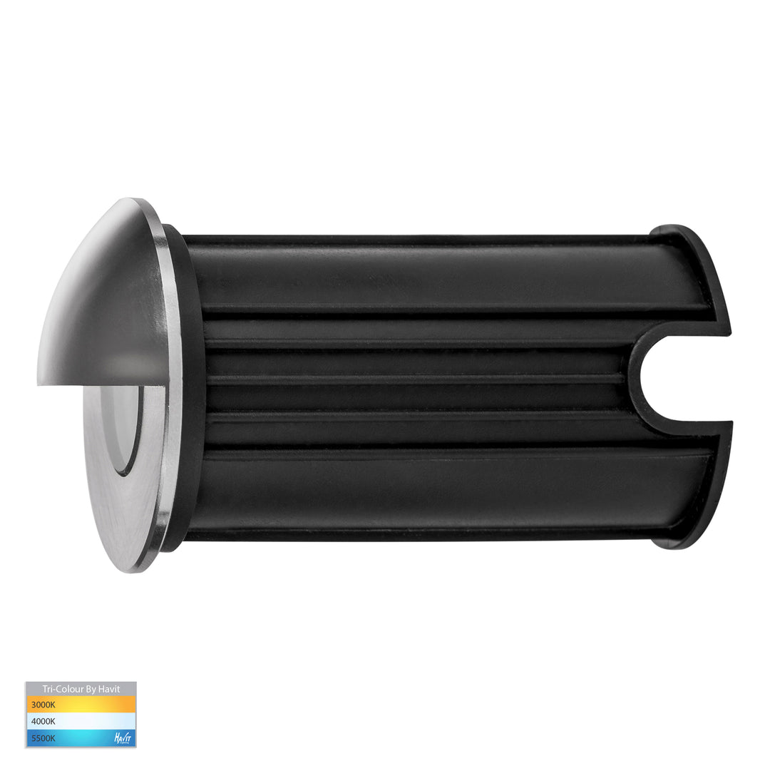 HV2883T-SLV-12V - Elite Silver Aluminium LED Wall or Step Light with E ...