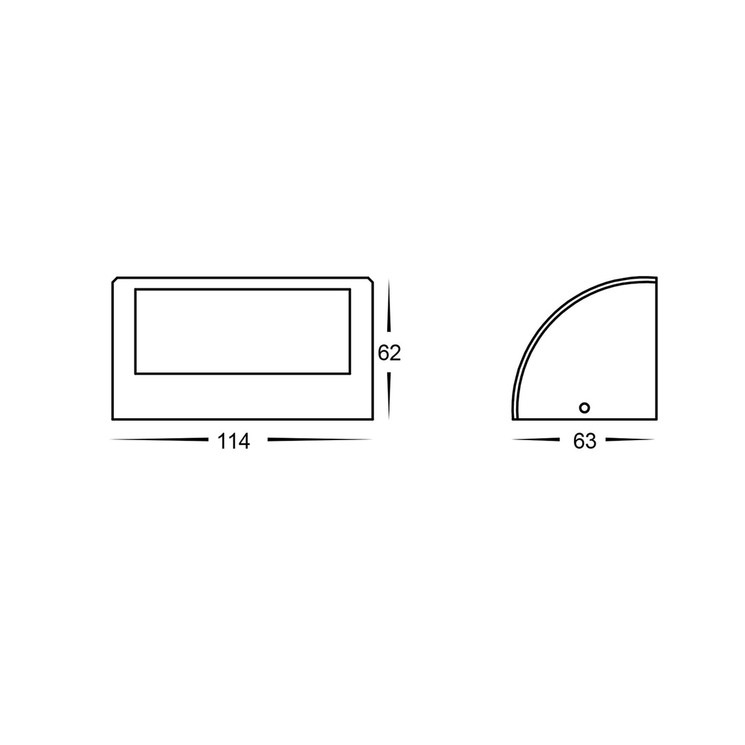HV3283T-BRZ - Ridge Solid Bronze LED Step Light – Havit Lighting