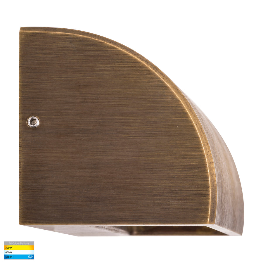 HV3283T-BRZ - Ridge Solid Bronze LED Step Light – Havit Lighting